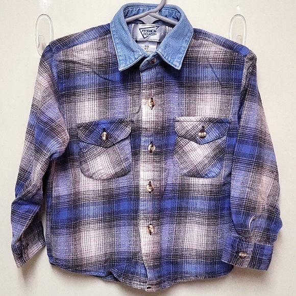 French Toast | Shirts & Tops | Vintage 9s French Toast Lt Blue White ...